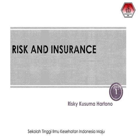 Risk and Insurance | PDF