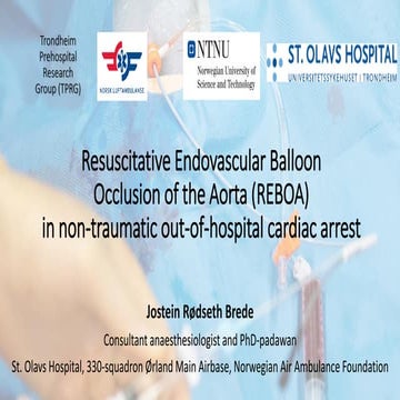 REBOA in non-traumatic out-of-hospital cardiac arrest | PDF