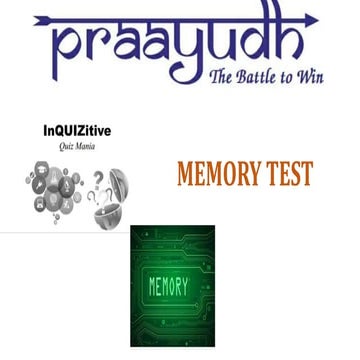 2. memory test | PPTX | Science