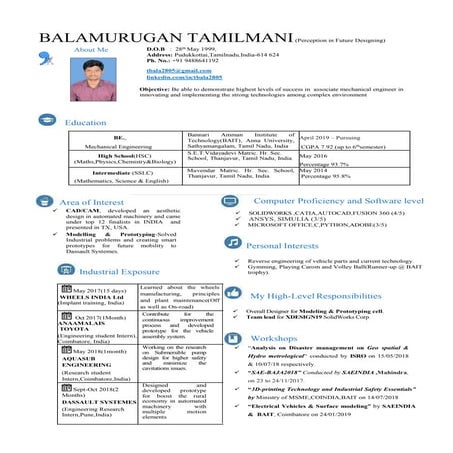 Resume -bharti | RTF