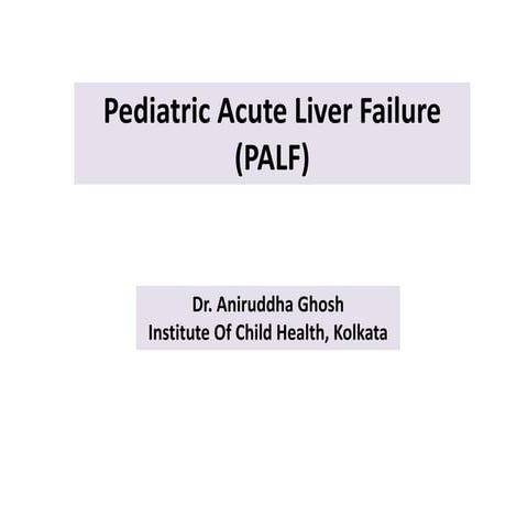 Approach to a child with Hepatosplenomegaly | PPT