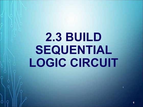 Sequential cmos logic circuits | PPT