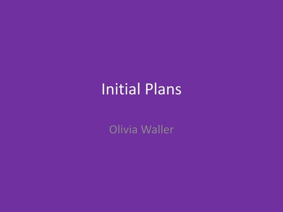 2. game initial plan | PPT