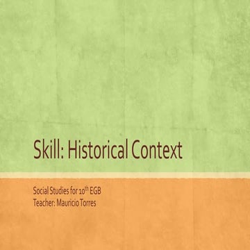 2 1 historical context | PPT