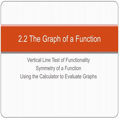 2.2.1 the grahp of a function | PPTX