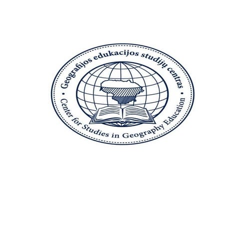 Geografijos edukacijos studijų centras / Lithuania | PDF