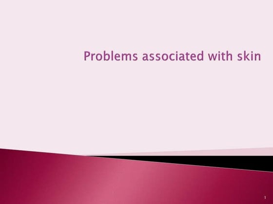 Blemishes: cosmetic related skin problem | PDF | Skin and Dermatology ...