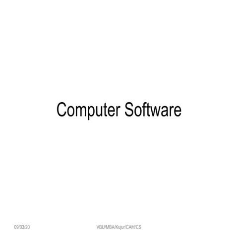 2.2 computer software show | PPT