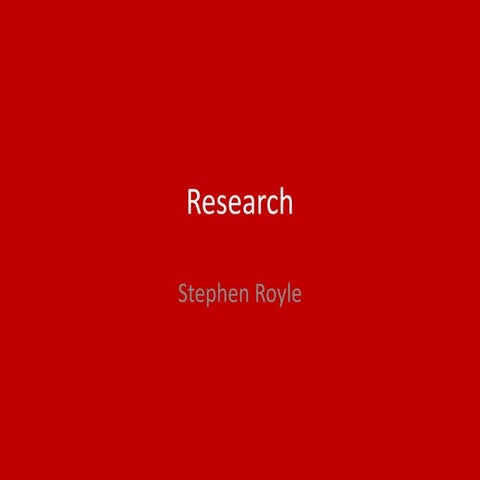 Film Poster (Research) | PPTX