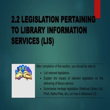 2.2.1 legislation | PPT