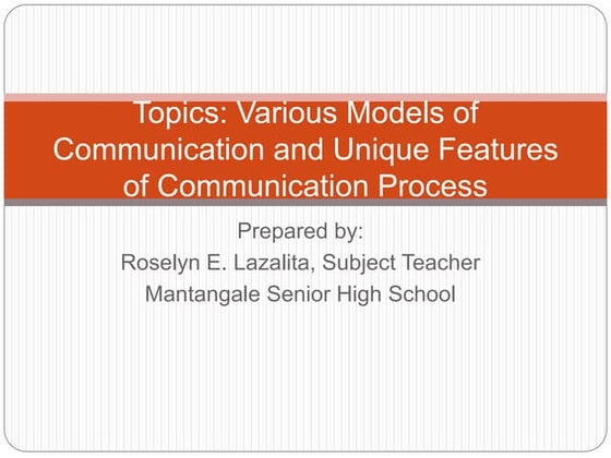White's Model Of Communication.pptx