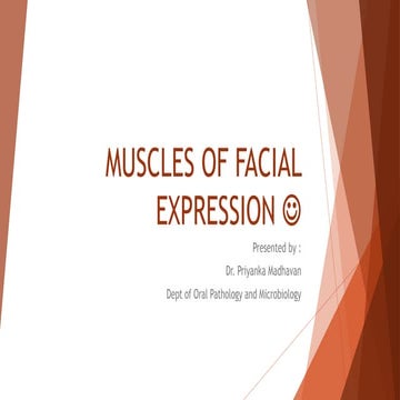 Muscles of face | PPTX