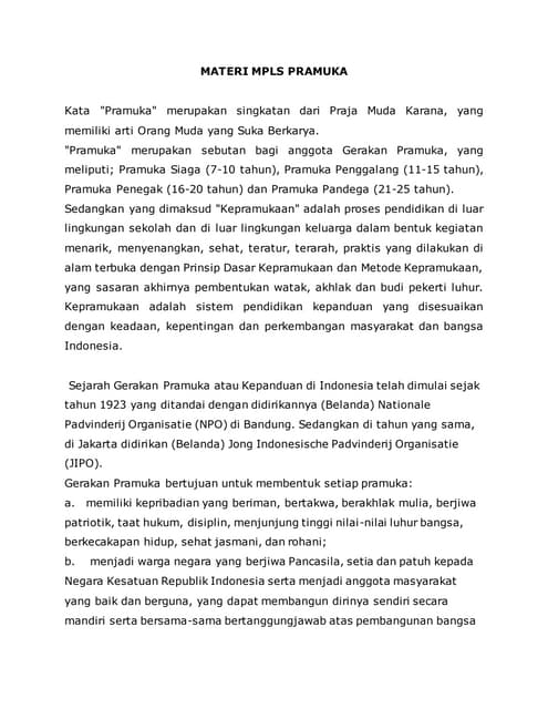 2. materi mpls kepramukaan(1) | PDF