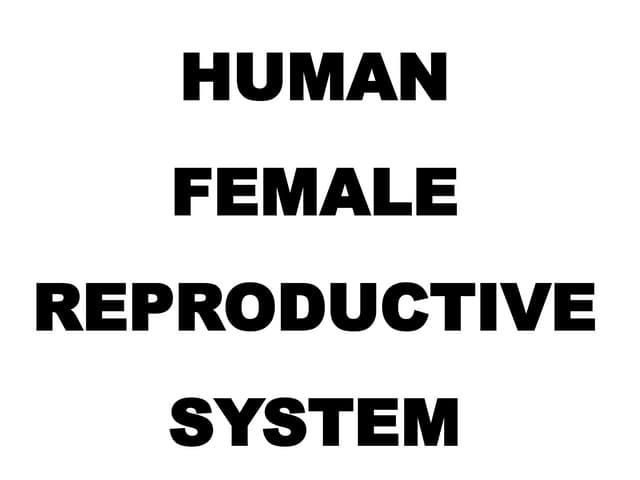 human reproduction systems elementary school | PPTX