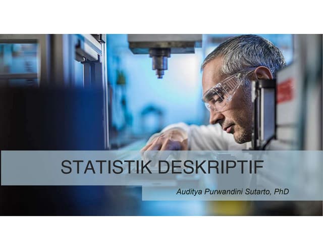 STATISTIKA - 4: Ukuran Pemusatan Data: Range, Variansi, dan Standar ...