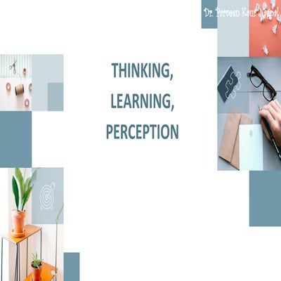 2. Thinking, Learning, Perception | PPT