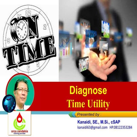 Diagnose Time Utility _Materi Training "TIME & STRESS MANAGEMENT" | PPT