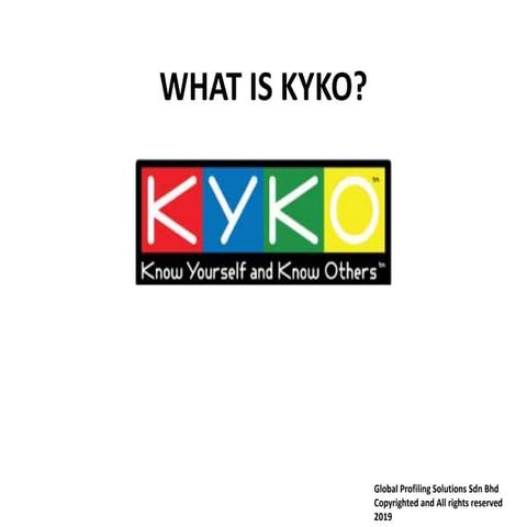 Kyko - a solution provider for human problems | PPTX