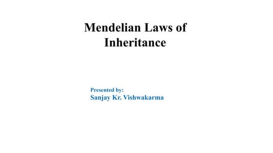 Sex Linked Inheritance Ppt 2509