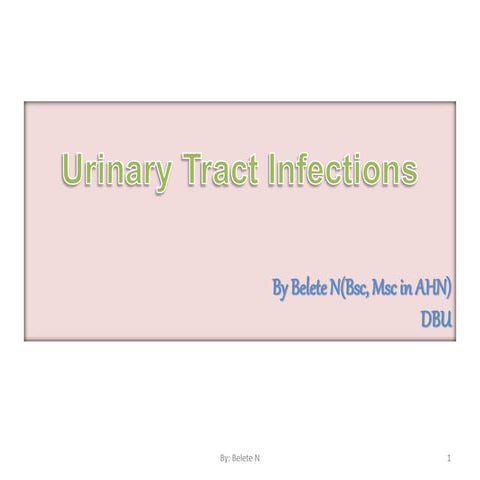 Urinary Tract Infection | PPT