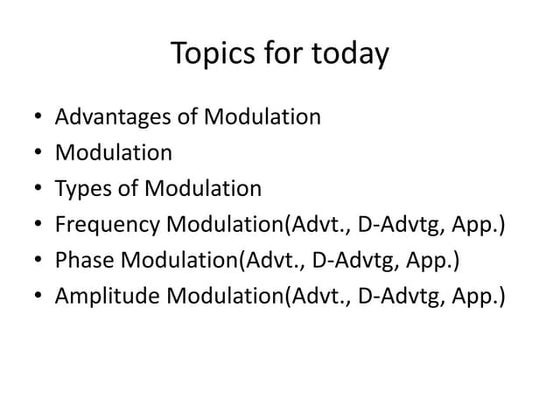 Comparative Study and Performance Analysis of different Modulation Techniques AM, DSB-SC, SSB ...