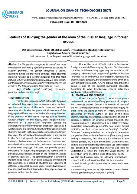 Benefits Of Learning Russian Language | PDF