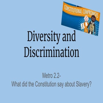 Constitutional Convention - Slavery | PPT