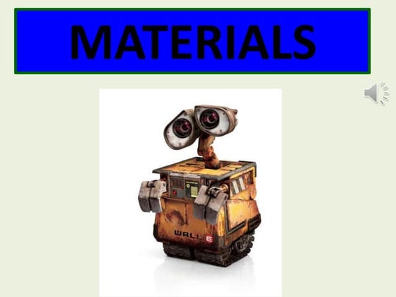 Materials. 1st grade | PPT