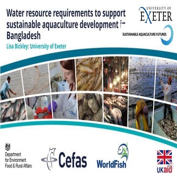 2.05_Lisa Bickley_Water resource requirements to support sustainable ...