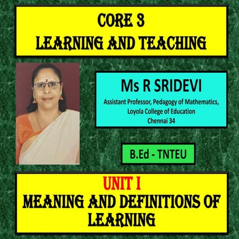 2. core 3 unit i meaning and definition | PDF