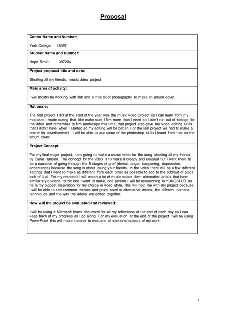 Factual proposal | PDF