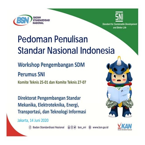 Pedoman Penulisan SNI | PDF