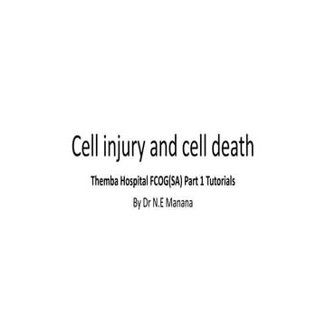 2. cell injury and cell death | PPT