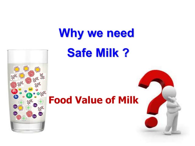 Nutritive value of milk | PPTX