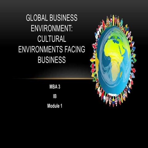 2. cultural environment | PPT