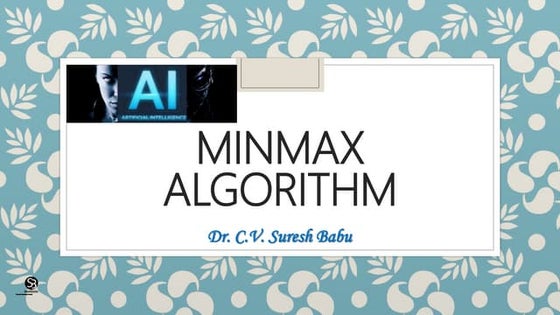 Ai Based Tic Tac Toe Game Using Minimax Algorithm Ppt