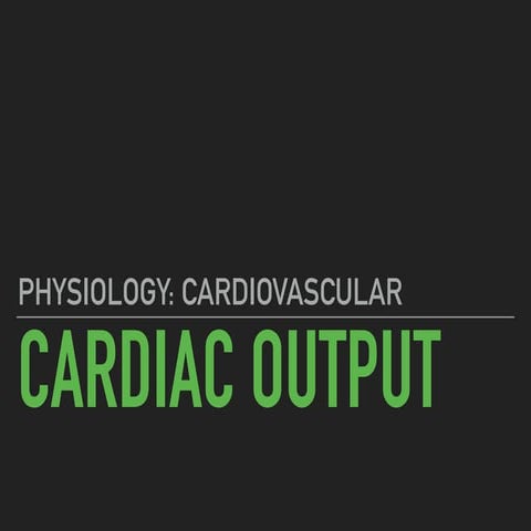 2. cardiac output | PPT