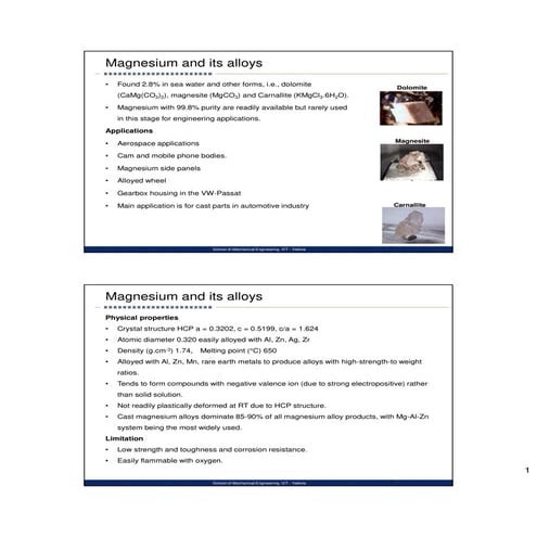2. magnesium, titanium and their alloys | PDF