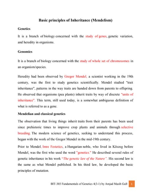 Introduction to Genetics.ppt