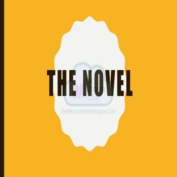 The novel | PPT