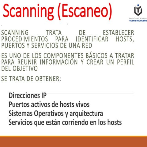 herramientas de scaning | PDF | Computing | Technology & Computing