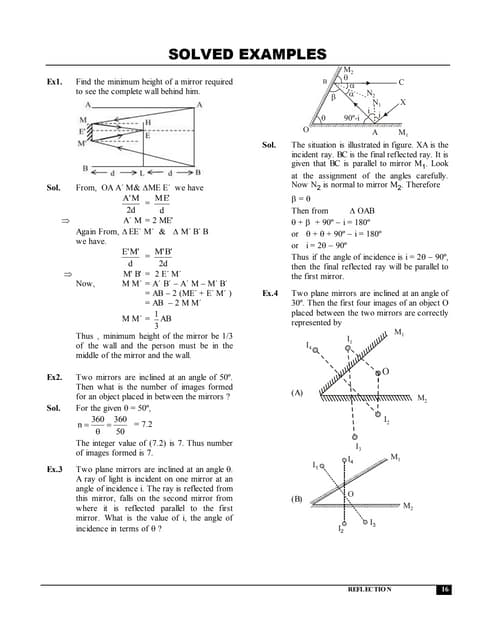 2. reflection (solved example + exercise) | PDF 2. reflection (solved example + exercise) | PDF