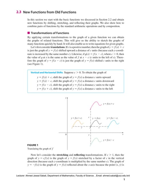 23 New Functions From Old Functions Pdf