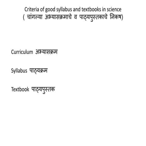 2. curriculum, syllabus and textbooks in methods of teaching in science ...