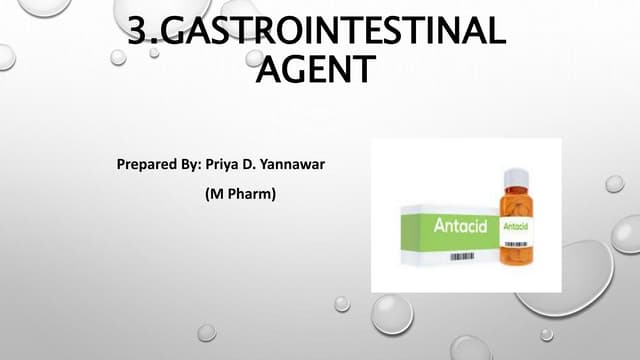 Gastrointestinal agents _ Cathartics.ppt