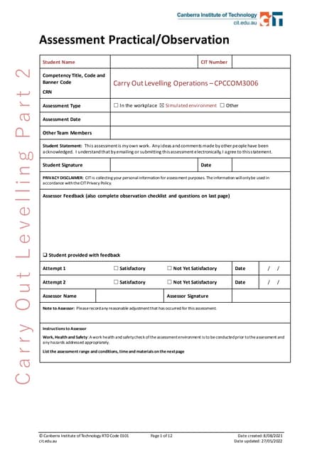 1. Practical Assessment_Carry Out Levelling__Part_1.docx