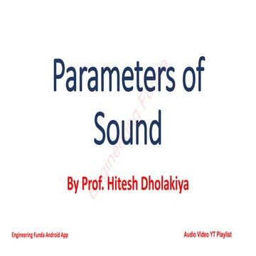 Parameters of Sound.pdf