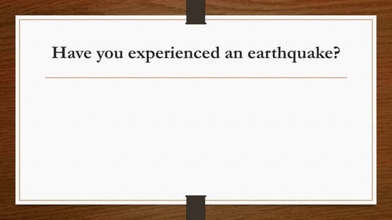 Earthquakes and faults (Grade 8 Lesson) | PPT