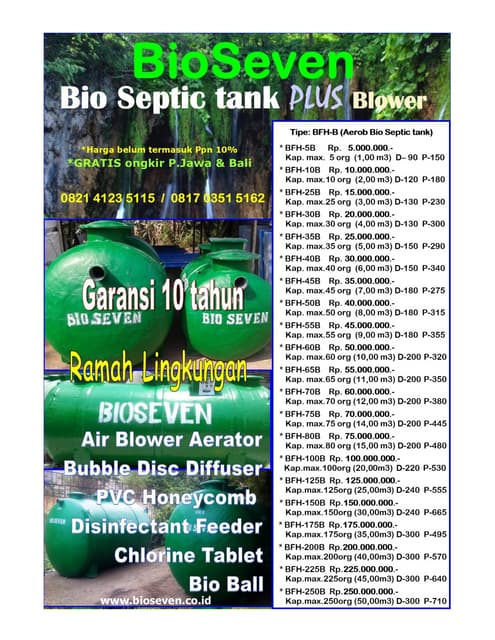 Standard installation drawing stp bio seven (bfhc series) | PDF