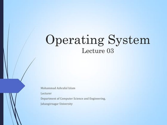 Process state in OS | PPTX | Operating Systems | Computer Software and Applications